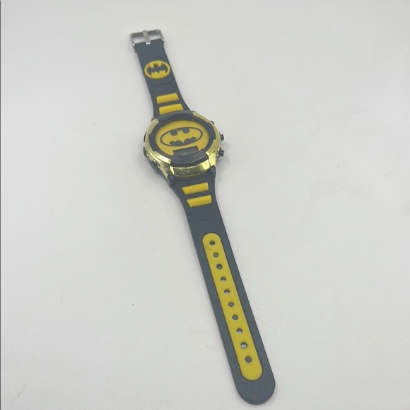 Accessories | Batman Themed Watch With Yellow And Black Design | Poshmark